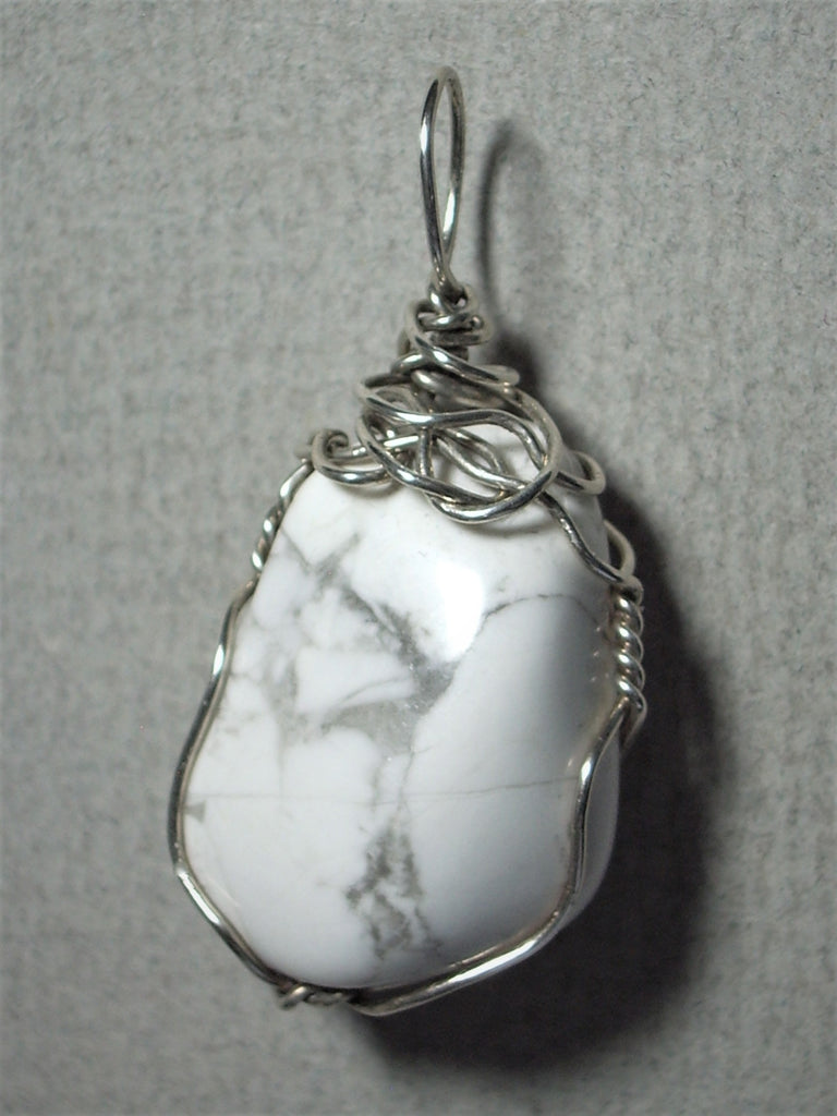 Howlite Pendant Wire Wrapped .925 Sterling Silver – Jemel